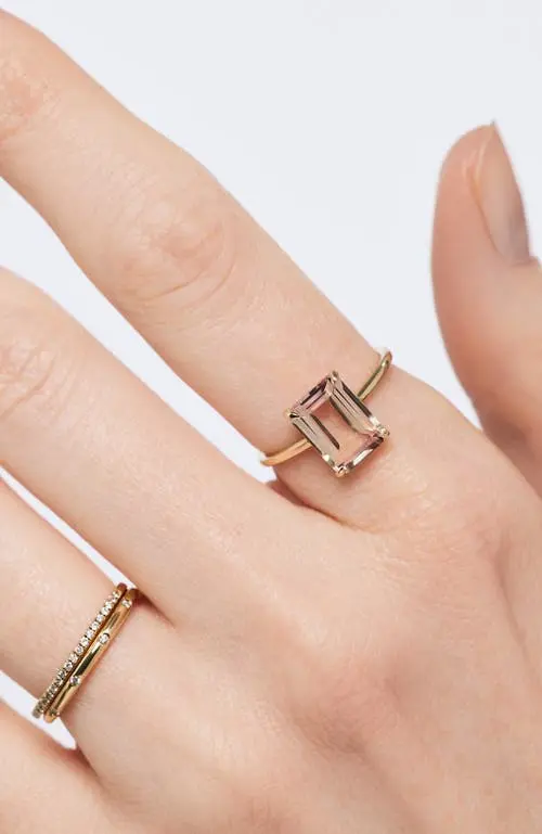 ANA LUISA Solid Yellow Gold Sapphire Ring