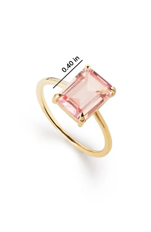 ANA LUISA Solid Yellow Gold Sapphire Ring
