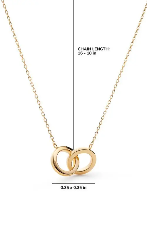 ANA LUISA Solid Yellow Duo Links Necklace