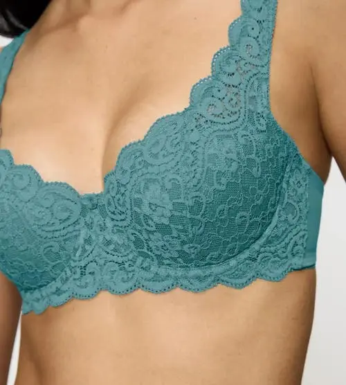 TRIUMPH Amourette Stretch Lace Underwire Bra - White