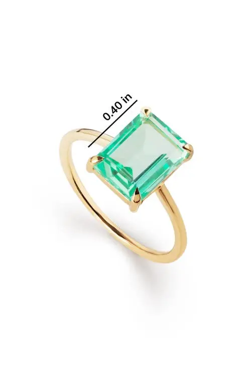 ANA LUISA Solid Yellow Gold Sapphire Spritz Ring