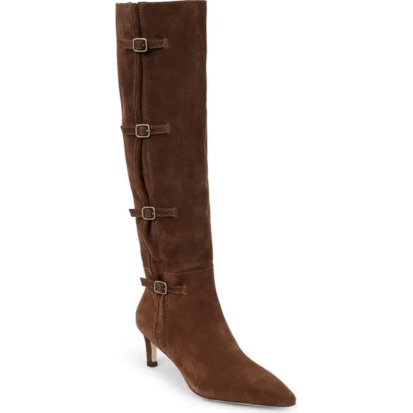 Matisse Priscilla Knee-high Suede Boots - Dark Brown