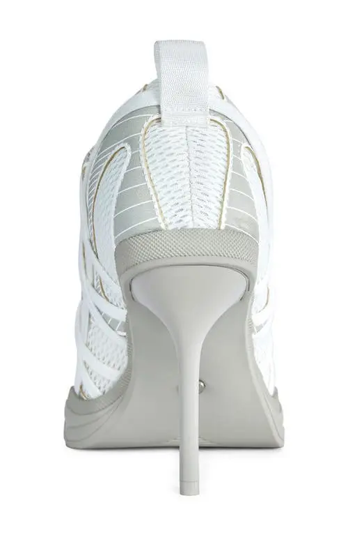 AZALEA WANG Crosswalk Pump - Light Grey