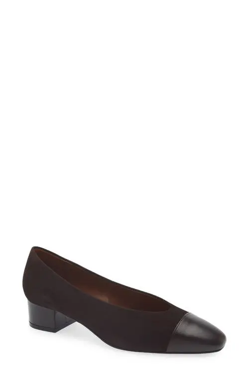 La Canadienne Benjie City Dry™ Waterproof Pump - Brunette Suede