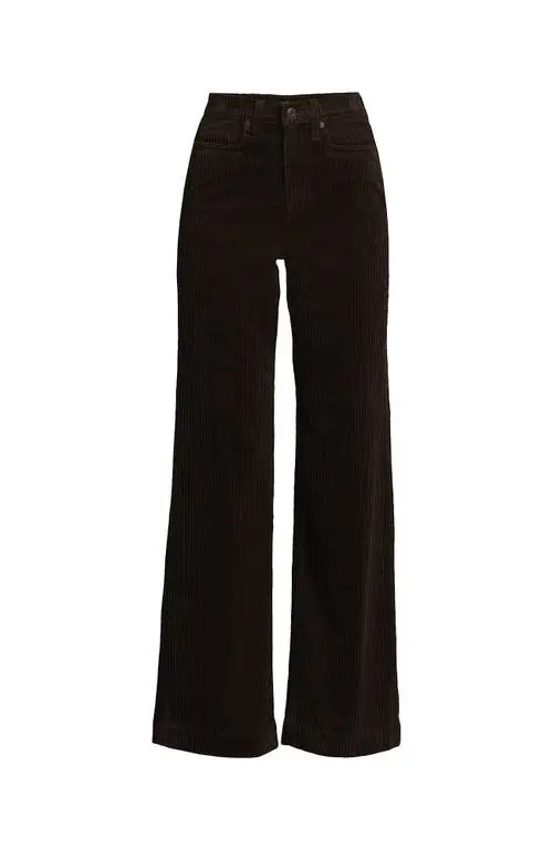 LANDS' END High Rise Wide Leg Corduroy Pants