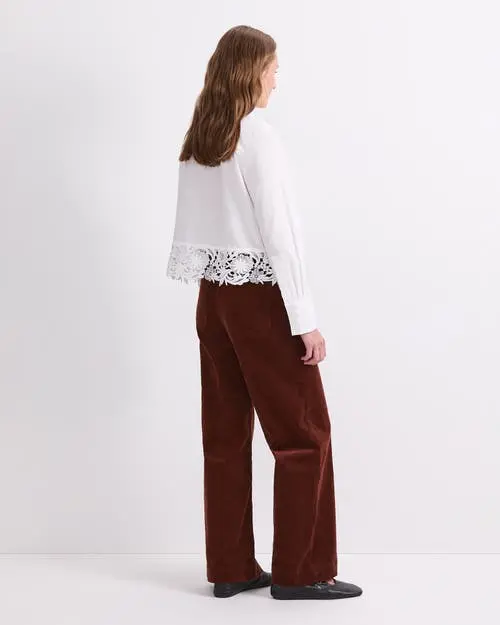 SPORTSCRAFT Gracie Cropped Lace Shirt