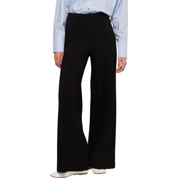 Fifteen Twenty Jordyn High Waist Wide Leg Pants - Black