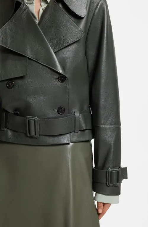 BOSS Satela Leather Jacket