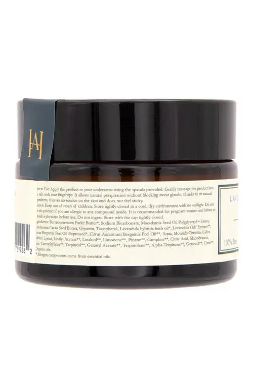 HOMEMADE AROMATERAPI Natural Calming Lavender Bergamot Deodorant