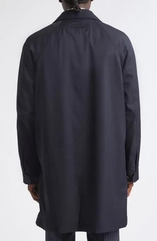 Zegna Water Repellent Microfiber Twill Raincoat