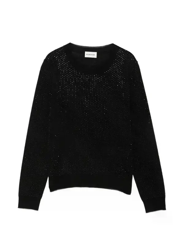 P.a.r.o.s.h Rhinestone-embellished Knitted Top
