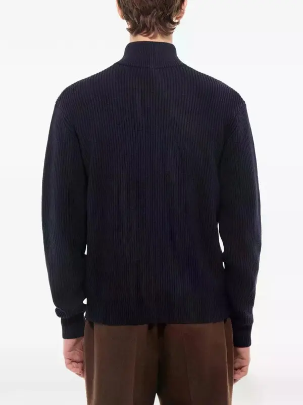 FURSAC Ribbed Zip-up Cardigan
