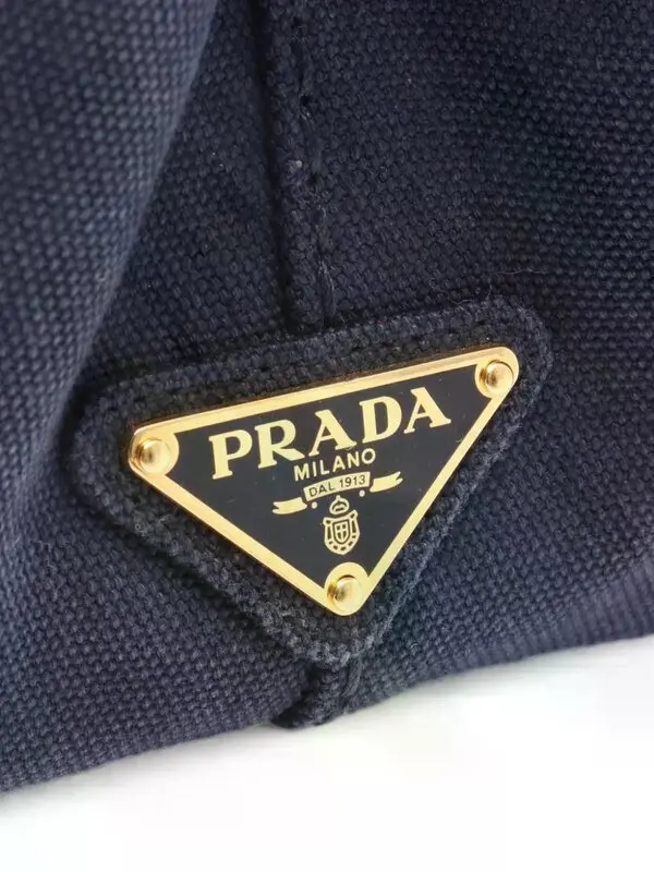 Prada Canapa Two-way Tote Bag - Blue