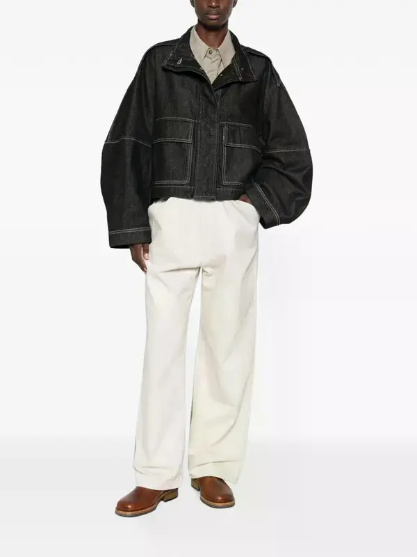 Christian Wijnants Contrast Stitch Denim Jacket