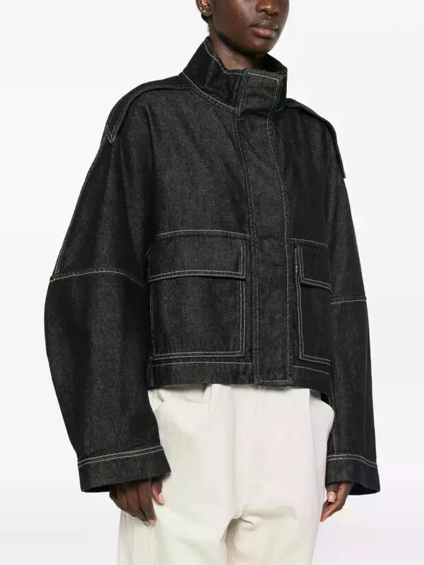 Christian Wijnants Contrast Stitch Denim Jacket