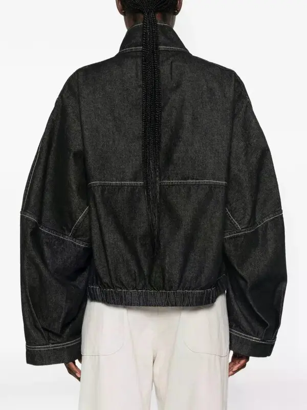 Christian Wijnants Contrast Stitch Denim Jacket