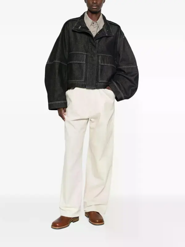 Christian Wijnants Contrast Stitch Denim Jacket