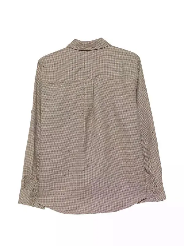 P.a.r.o.s.h Embellished Check Shirt