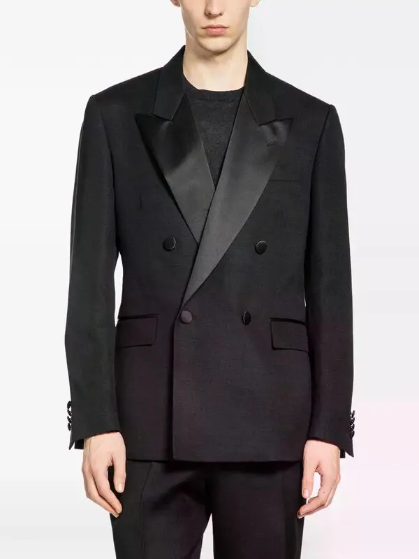 LARDINI Double-breasted Peak-lapel Suit