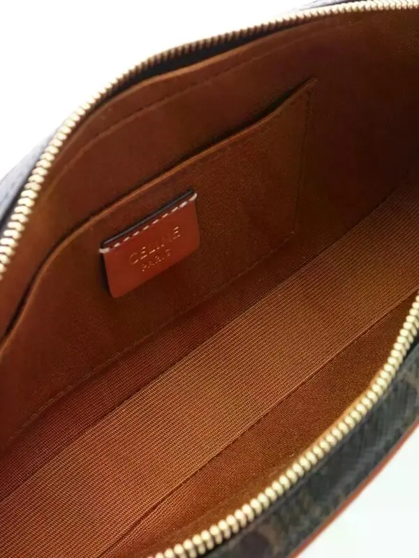 Celine Mini Triomphe Shoulder Bag - Brown