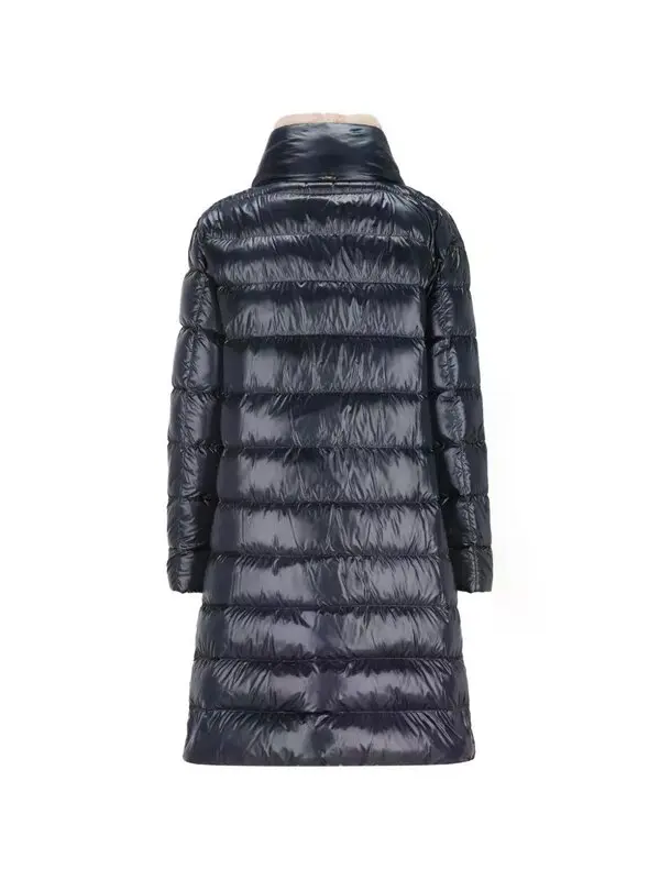 Herno Long-sleeve Quilted Coat With Funnel Neck