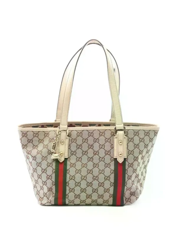 Gucci Monogram Canvas Tote Bag