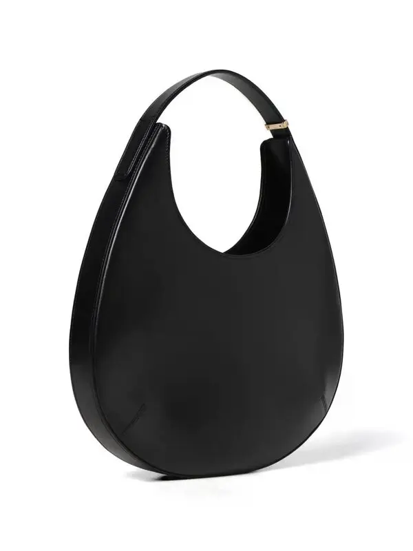 Giorgio Armani Logo Stamp Leather Tote Bag