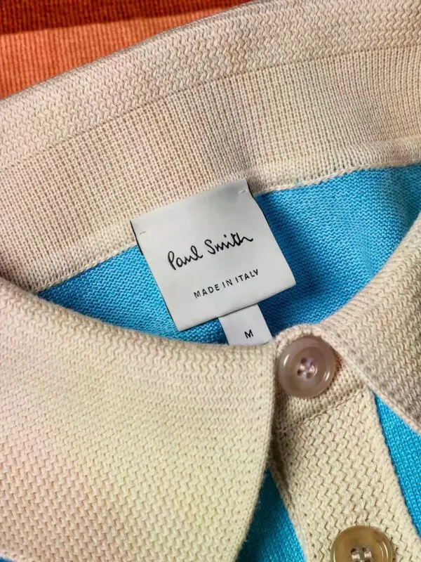 Paul Smith Cotton-linen Bold Stripe Rugby Top