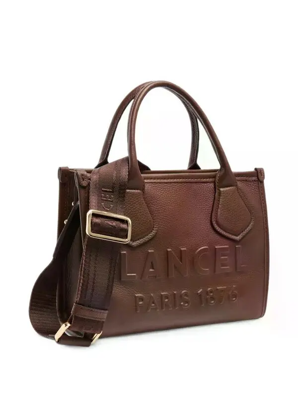 LANCEL Mini Jour Grained Leather Tote Bag