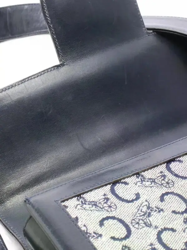 Celine 2000s C Macadam Carriage Shoulder Bag