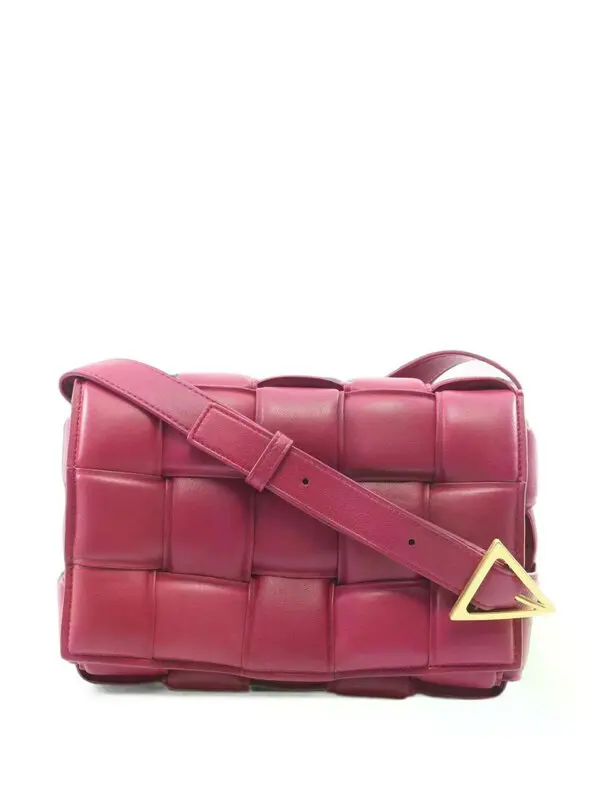 Bottega Veneta 2010s Leather Shoulder Bag - Pink