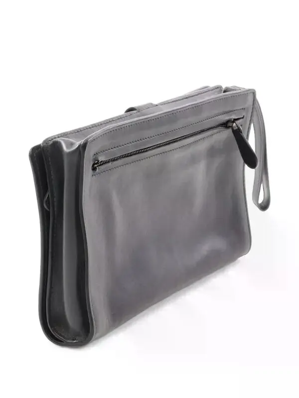 Bottega Veneta 2000s Intrecciato Wrist Strap Clutch Bag