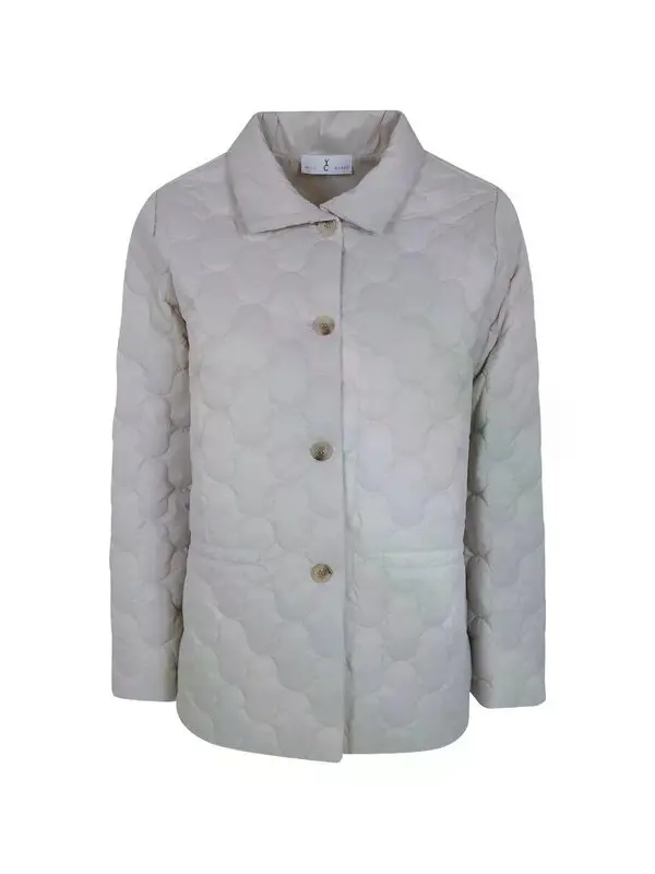 WHYCI Quilted Button-up Puffer Jacket