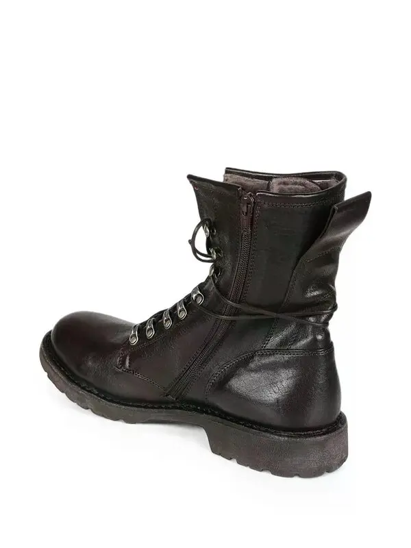 Moma Lace-up Leather Boots
