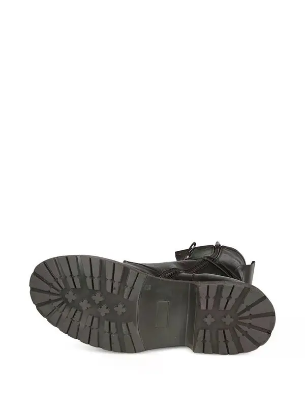 Moma Lace-up Leather Boots