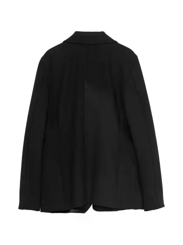I BLUES Patch-pocket Single-breasted Blazer - Black