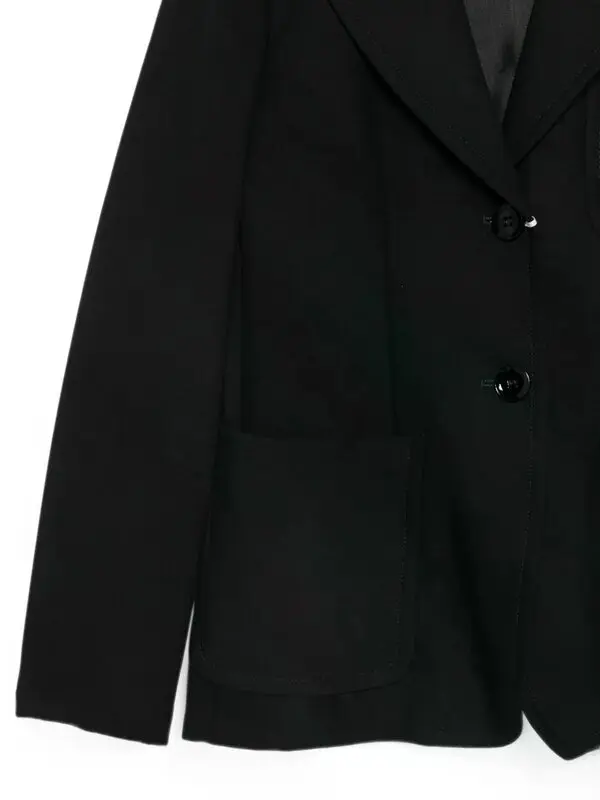 I BLUES Patch-pocket Single-breasted Blazer