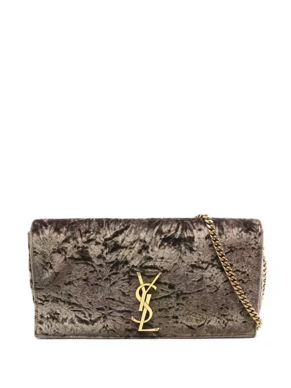 Saint Laurent Kate 99 Velvet Shoulder Bag