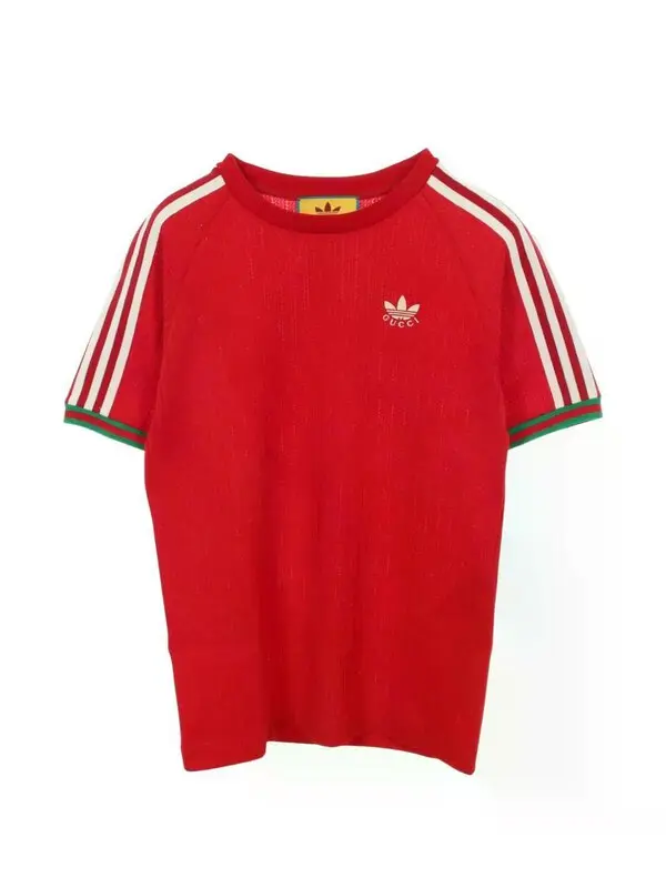 Gucci X Adidas 2010s Logo-detail T-shirt