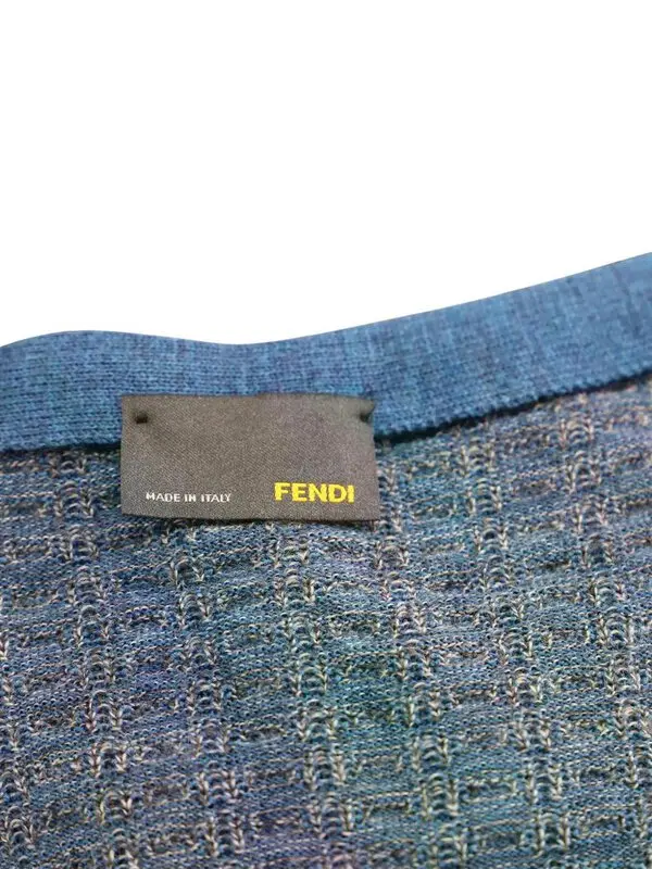 Fendi Knitted V-neck Sweater