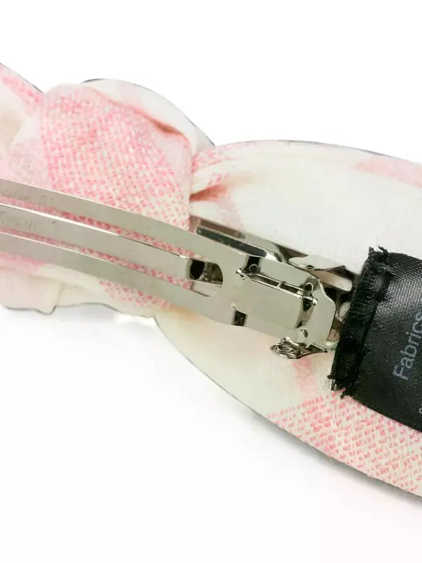 VIVIENNE WESTWOOD Orb-embroidered Checked Hair Clip