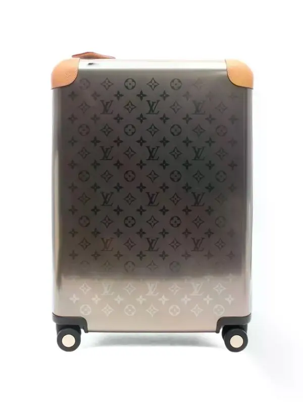 LOUIS VUITTON 55 Titanium Horizon Monogram Suitcase - Silver