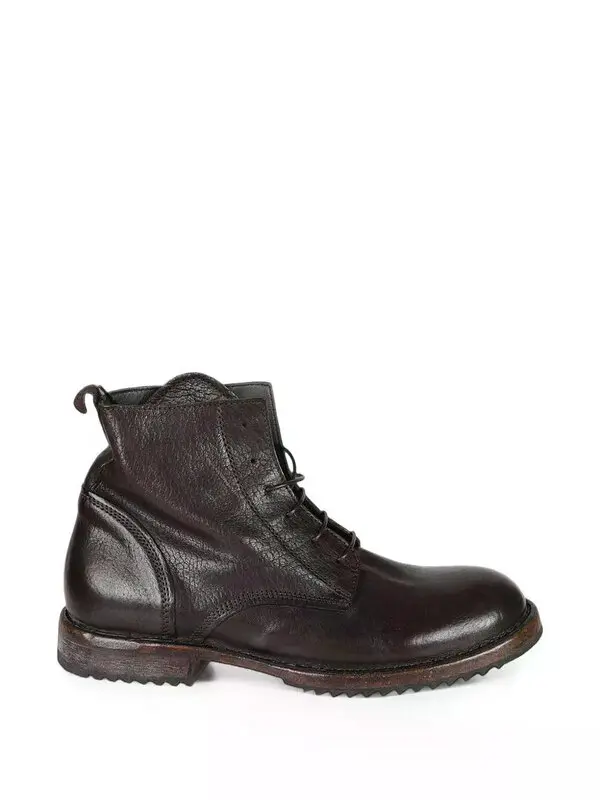 Moma Lace-up Leather Boots