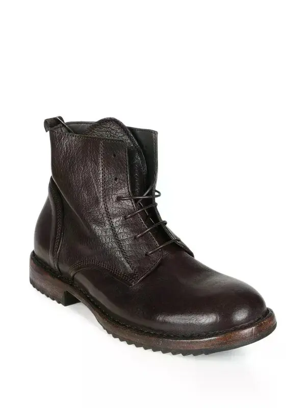 Moma Lace-up Leather Boots