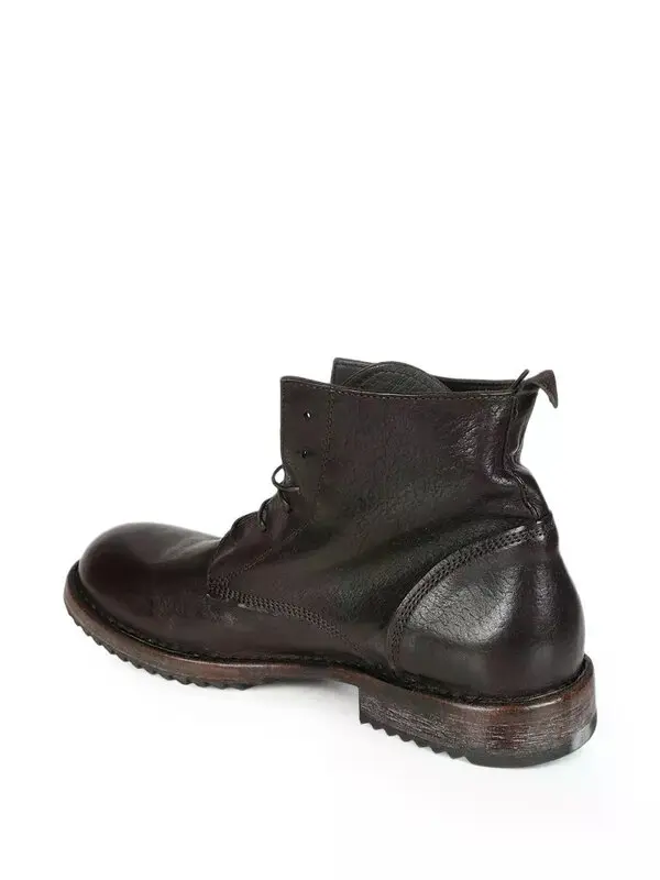 Moma Lace-up Leather Boots