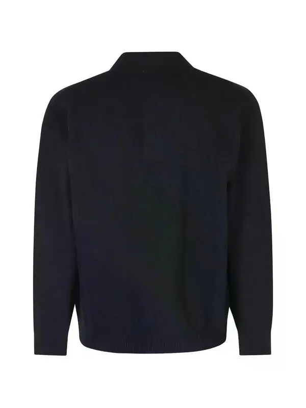 ROBERTO COLLINA Spread Collar Knitted Sweater