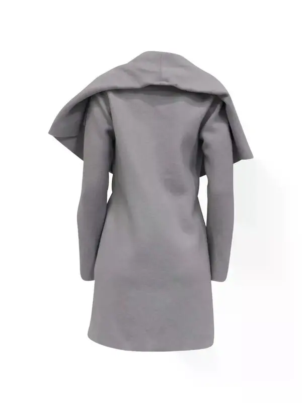Harris Wharf London Belted Blanket Coat - Grey
