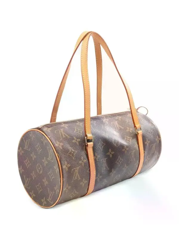LOUIS VUITTON 2003 Monogram Canvas Papillon Tote Bag - Brown