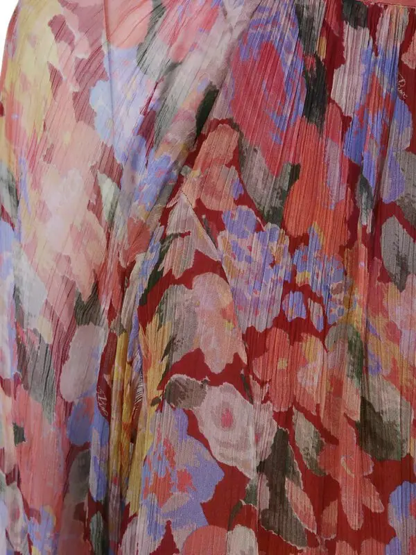 Rixo Hayden Chelsea Floral-print Dress - Red