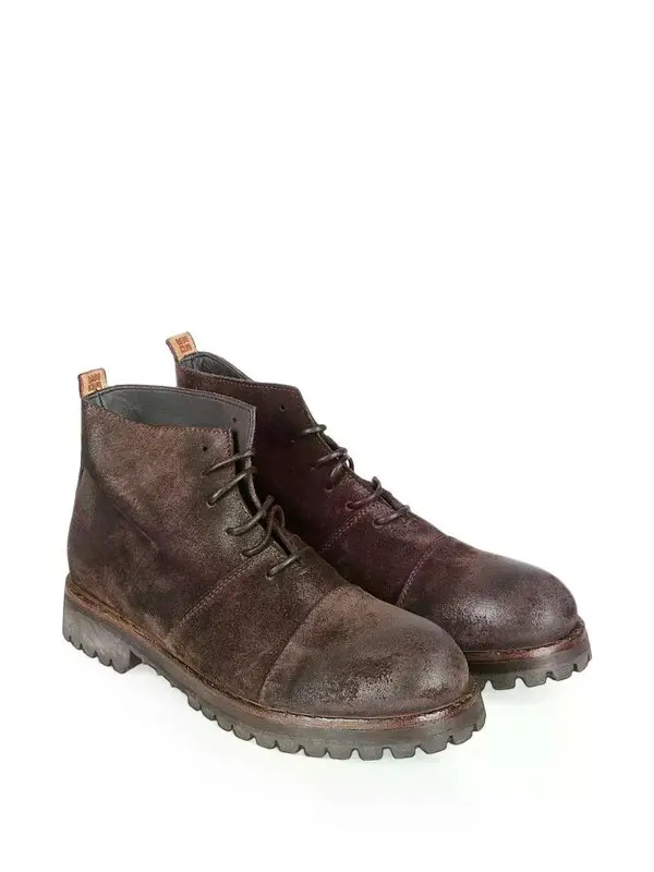 Moma Lace-up Suede Boots